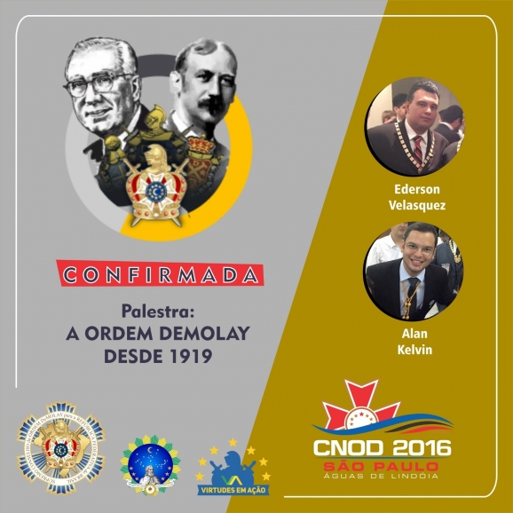 DeMolay Brasil - História da Ordem DeMolay contada por brasileiros no CNOD